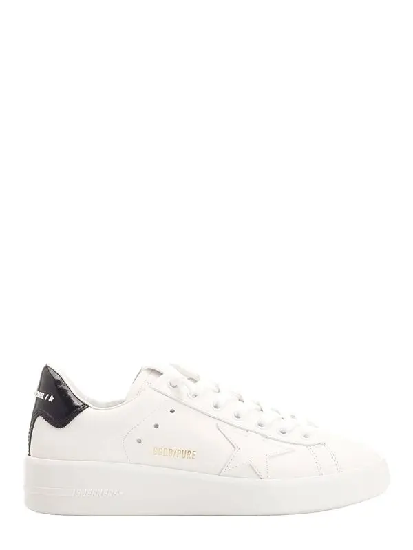 GOLDEN GOOSE Pure Star Leather Sneakers - White