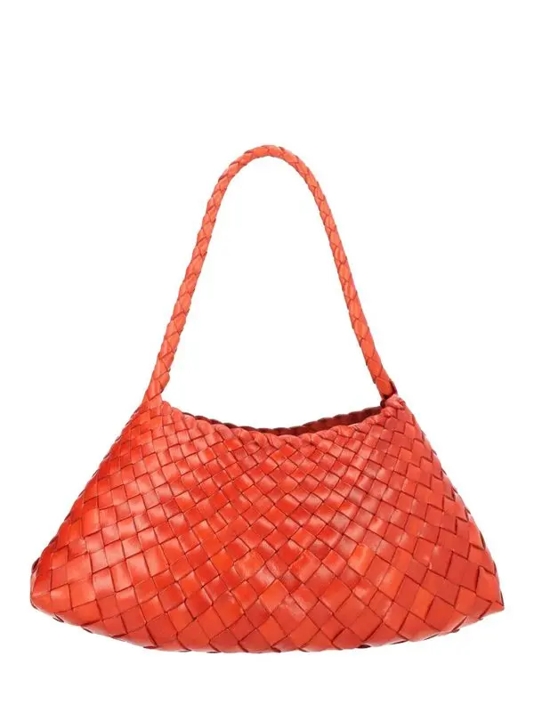 Dragon Diffusion Rosanna Woven Leather Bag - Orange