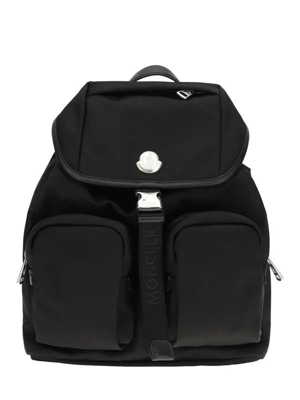 Moncler Logo Backpack - Black