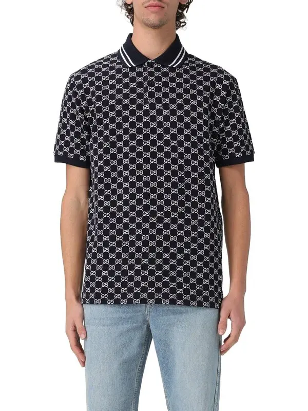 Gucci Polo Shirt Navy - Blue