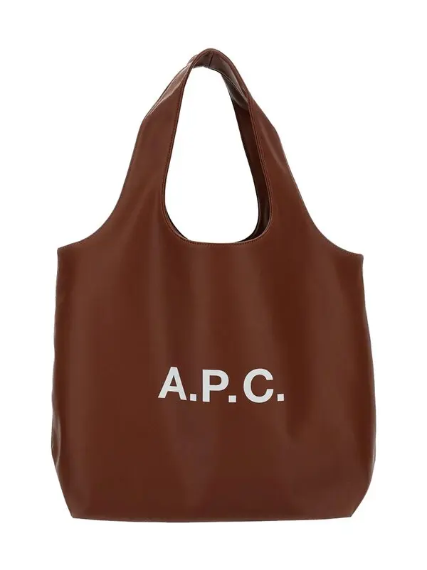 A.p.c. Ninon Tote Bag With Contrasting Logo - Multicolor