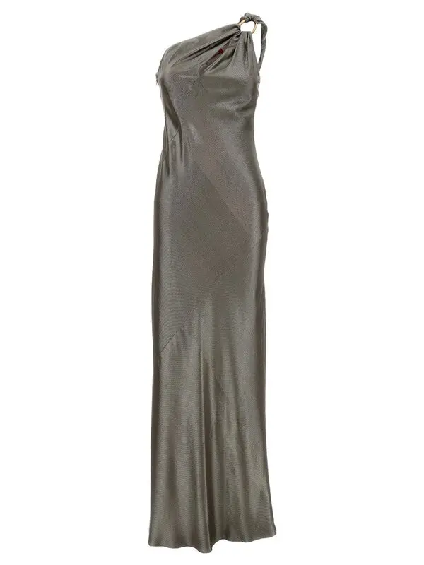 Max Mara Odissea One-shoulder Lamé Dress - Multicolor
