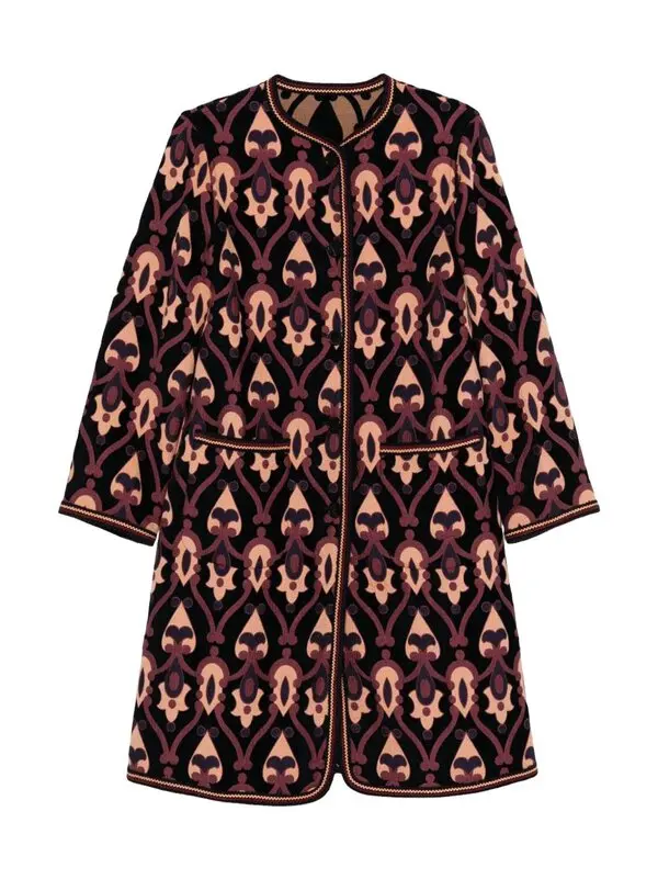 Etro Jacquard Coat - Multicolor