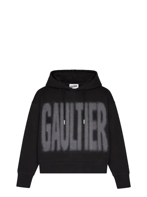 JEAN PAUL GAULTIER Hoodie With Logo - Black