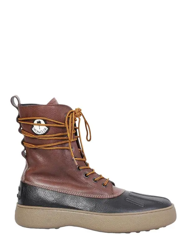 TOD'S X Moncler X Palm Angels Leather Boots - Brown