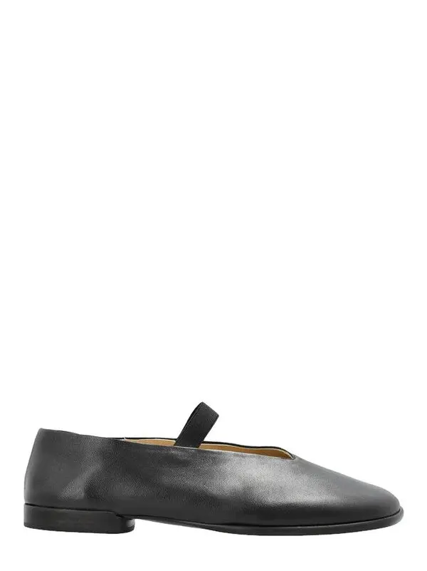 LEMAIRE Lemiare Ballet Flats With Elasticated Strap - Brown