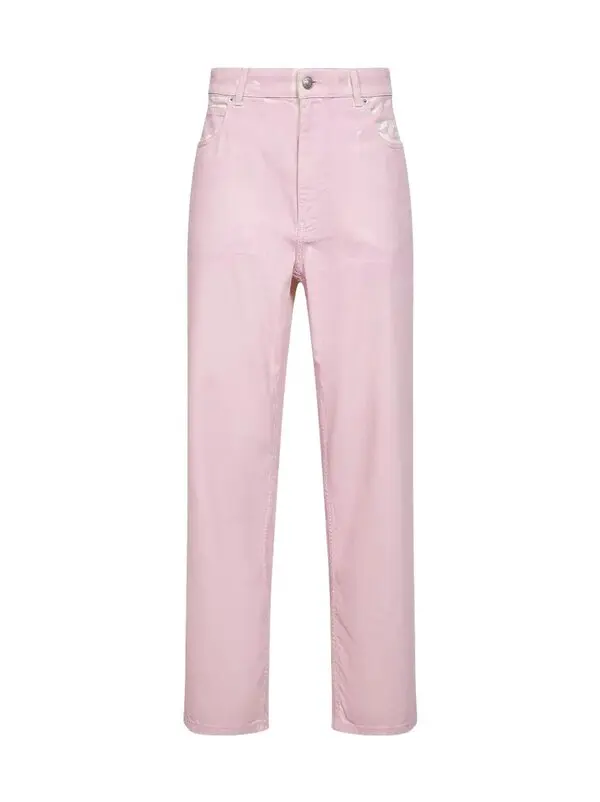 Marni Cotton Woven Trousers - Multicolor