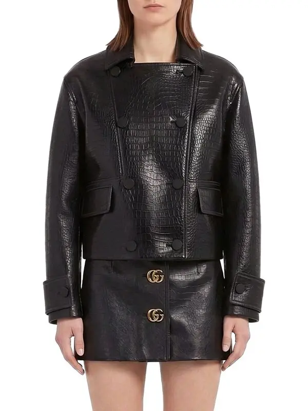 Gucci Cotton Mix Jacket - Black