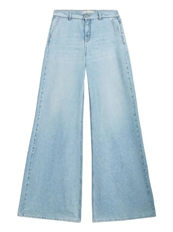 Blumarine Palazzo Trousers - Blue