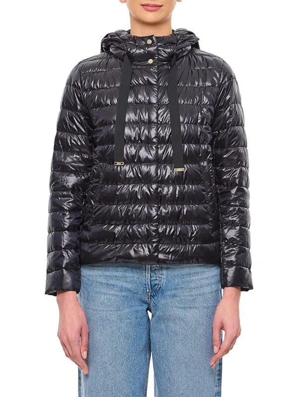 Herno Nylon Down Jacket With Hood - Multicolor