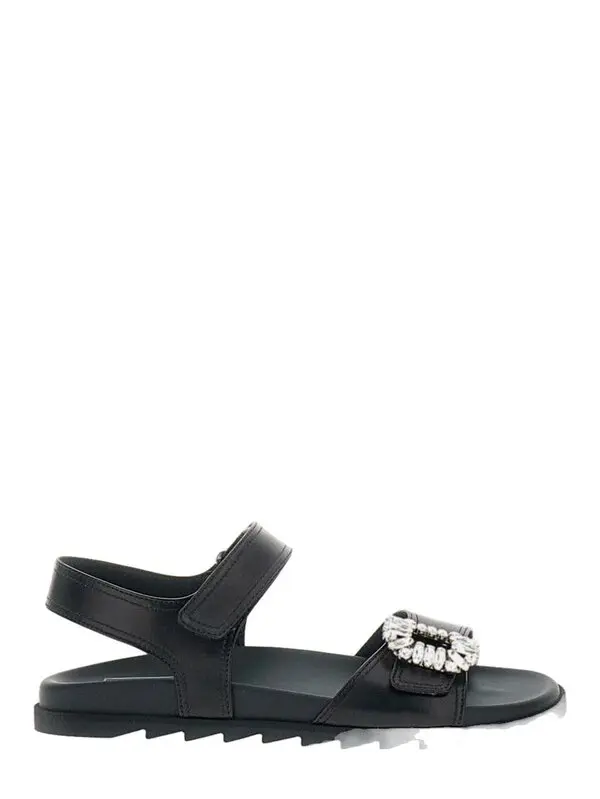 ROGER VIVIER Embellished Buckled Sandals - Multicolor