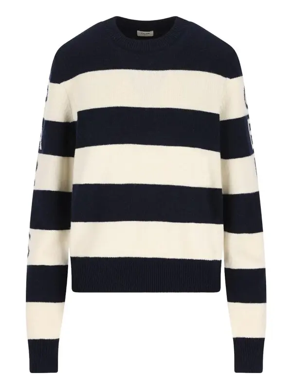 Celine Striped Wool Sweater - Multicolor