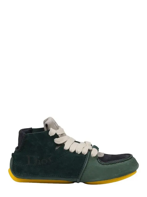 Dior Roadie Lace-up Boots - Green