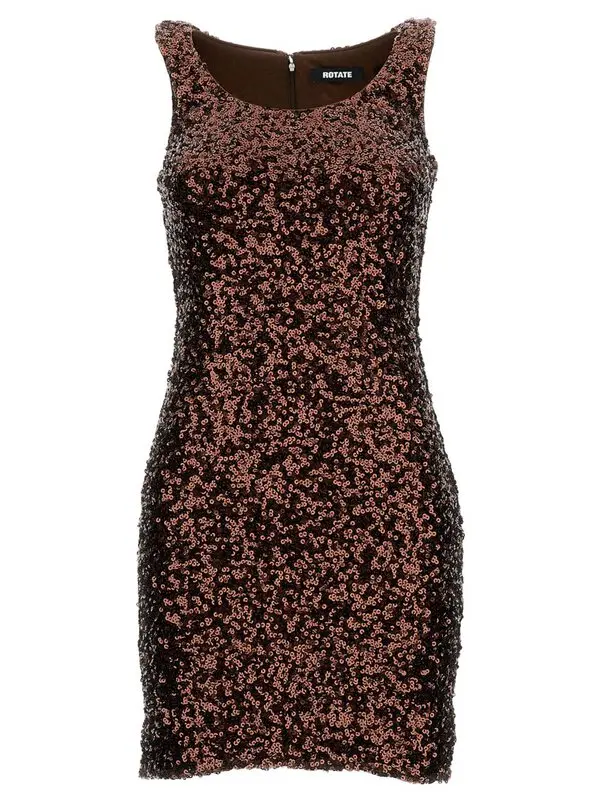 ROTATE BY BIRGER CHRISTENSEN Sequined Midi Dress - Multicolor