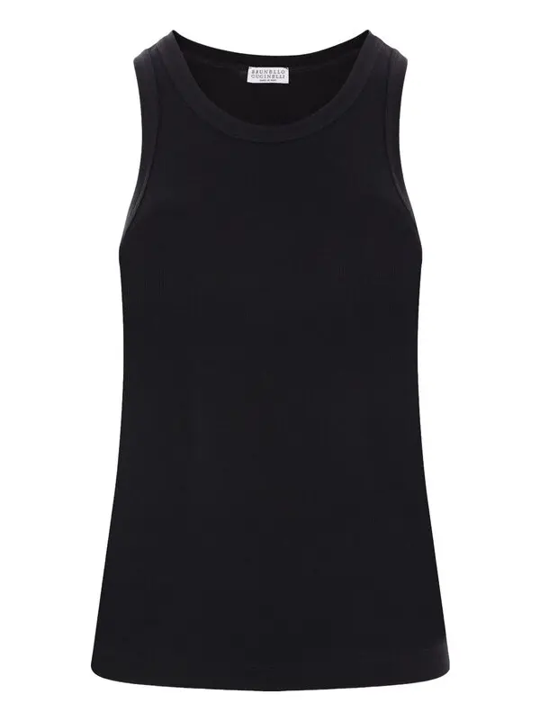 Brunello Cucinelli Cotton Tank Top - Multicolor