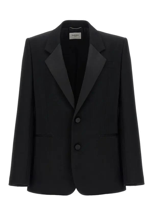 Saint Laurent Smoking' Blazer - Black