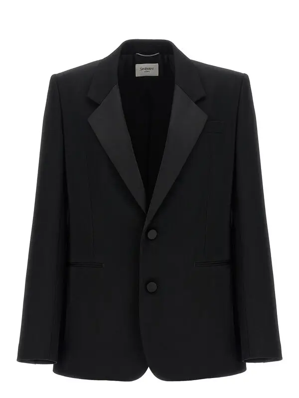 Saint Laurent Smoking' Blazer - Black