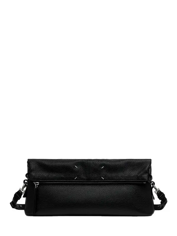 MAISON MARGIELA Calf Leather Shoulder Bag - Black