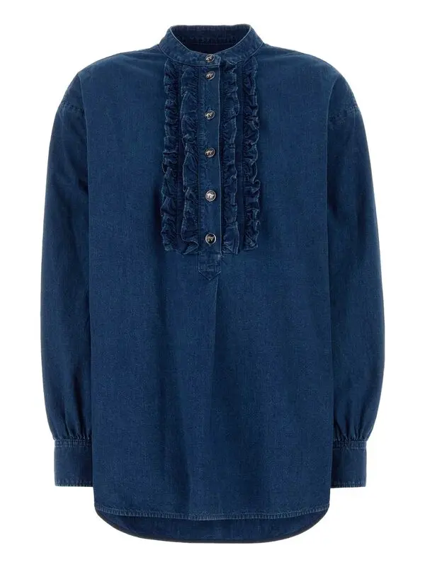 Valentino Garavani Denim Blouse - Blue