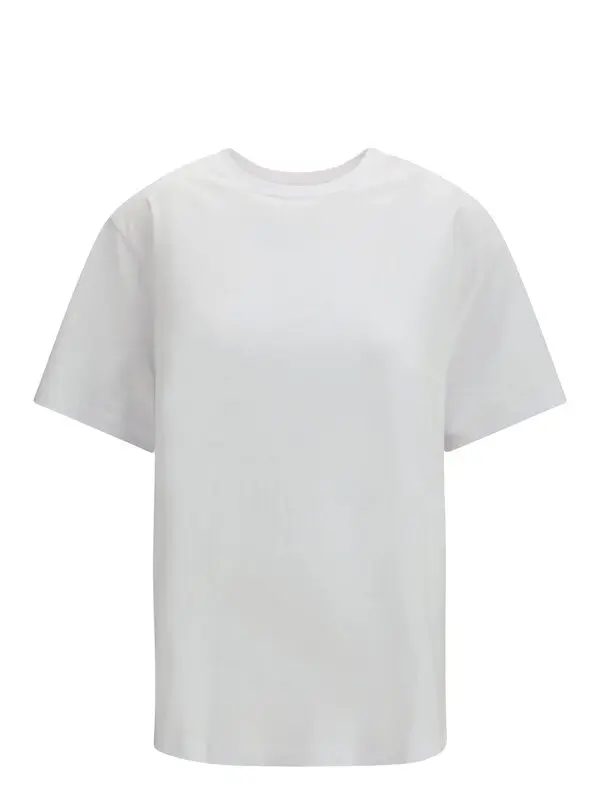 Kenzo Cotton T-shirt With Boke Flower Embroidery - White