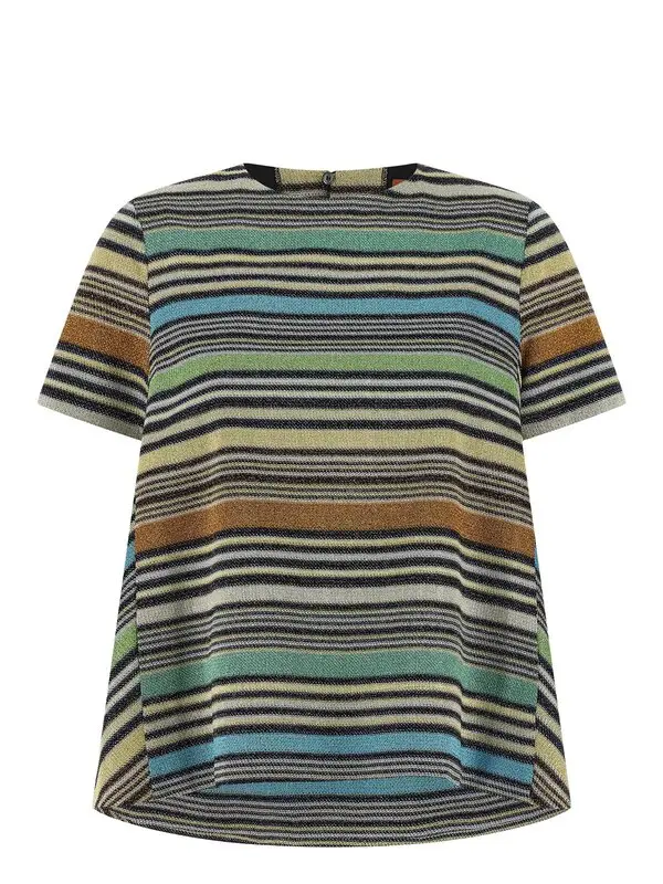 Missoni Lamé Striped T-shirt - Multicolor