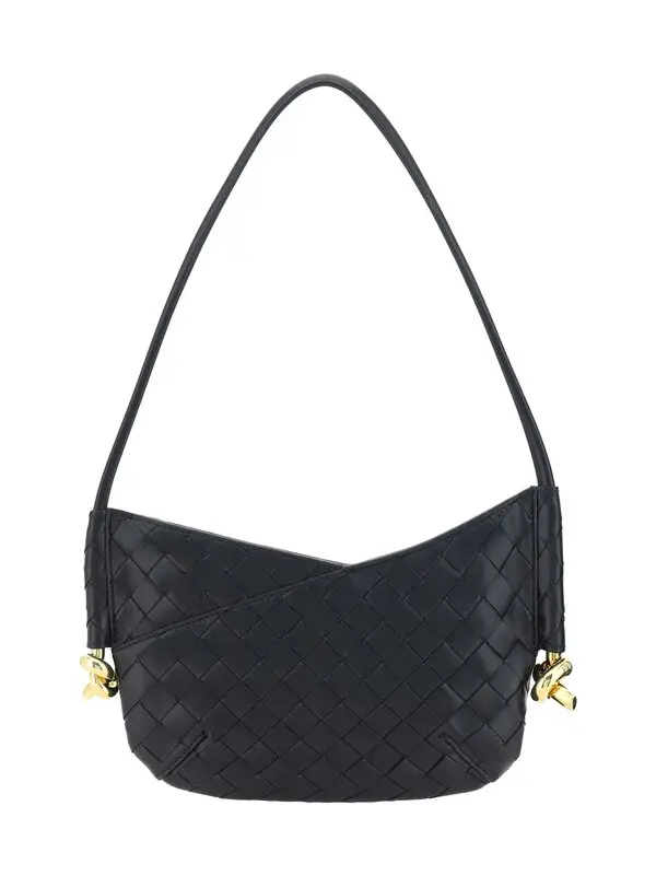Bottega Veneta Mini Solstice Shoulder Bag - Black