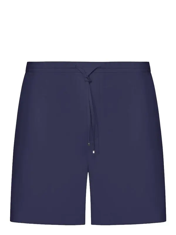 Loewe X Paula's Ibiza Fluid Cotton Poplin Shorts - Blue