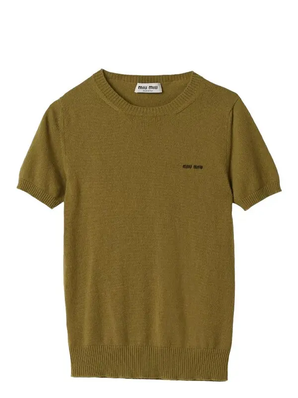 Miu Miu Cashmere Sweater - Green