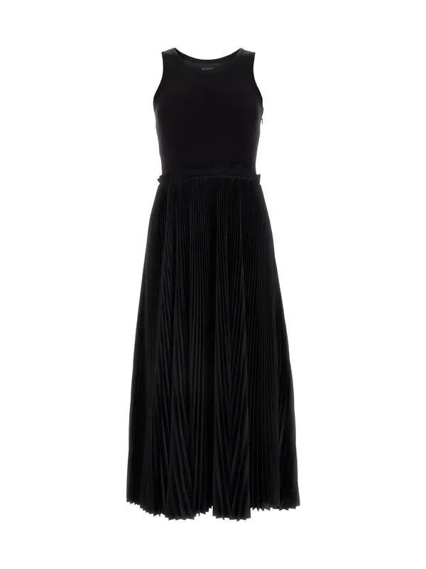 Balenciaga Tank Top Pleat Dress - Multicolor
