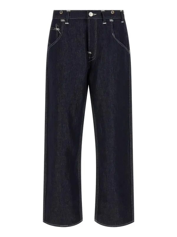 Junya Watanabe X Levi's® Wide Straight Leg Jeans - Blue