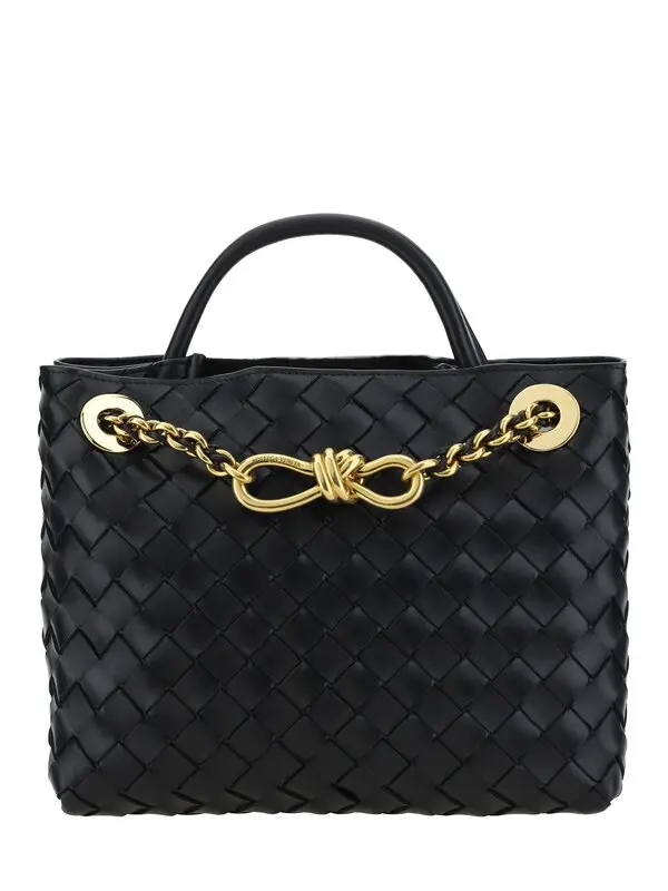 Bottega Veneta Andiamo Handbag - Black