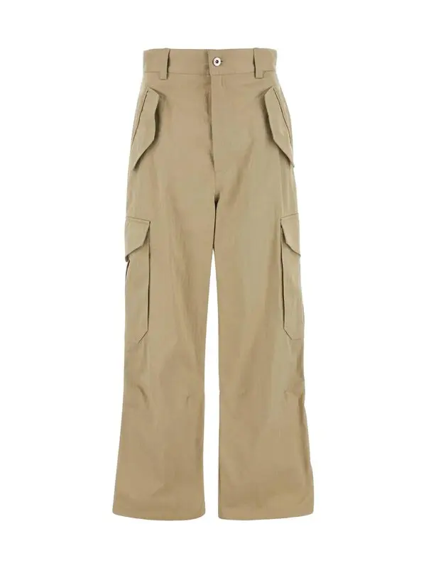 Bottega Veneta Cotton Blend Cargo Pant - Brown