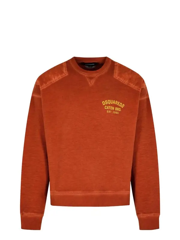 Dsquared2 Cypro Earthenware Cotton Sweatshirt - Brown