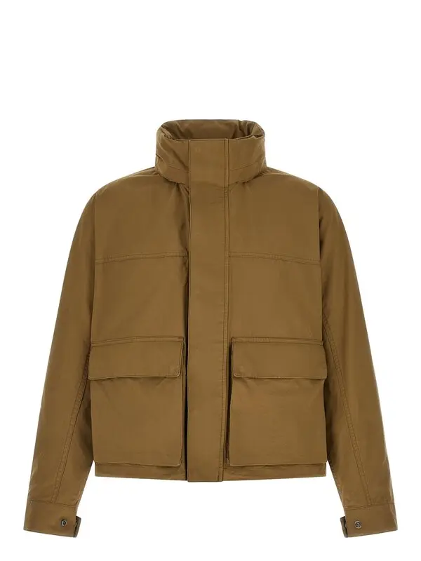 LEMAIRE Short Rain Parka - Green