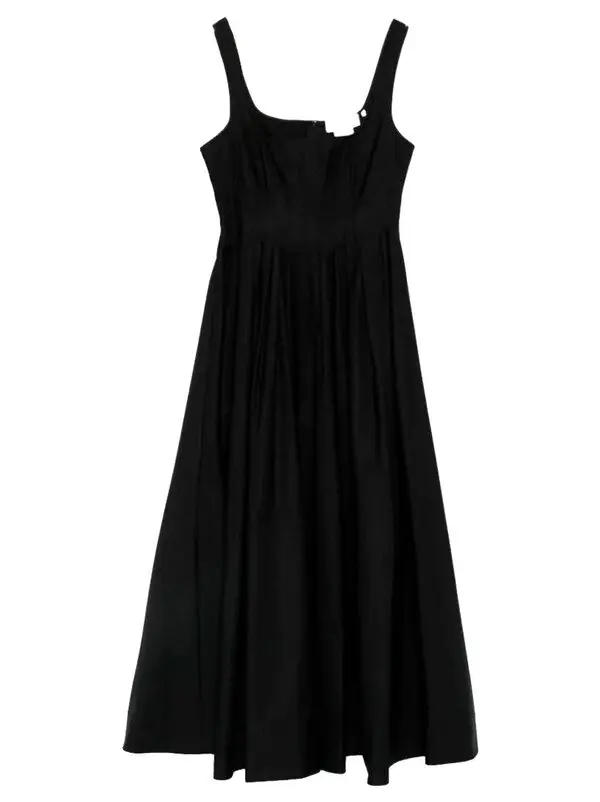 Sportmax Cotton Square Neck Dress - Multicolor