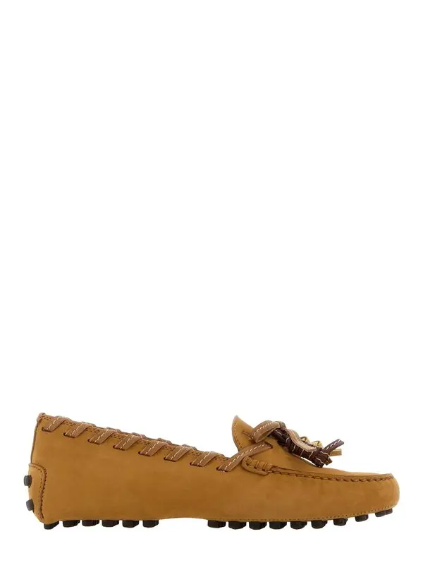 TOD'S Suede Loafers - Brown