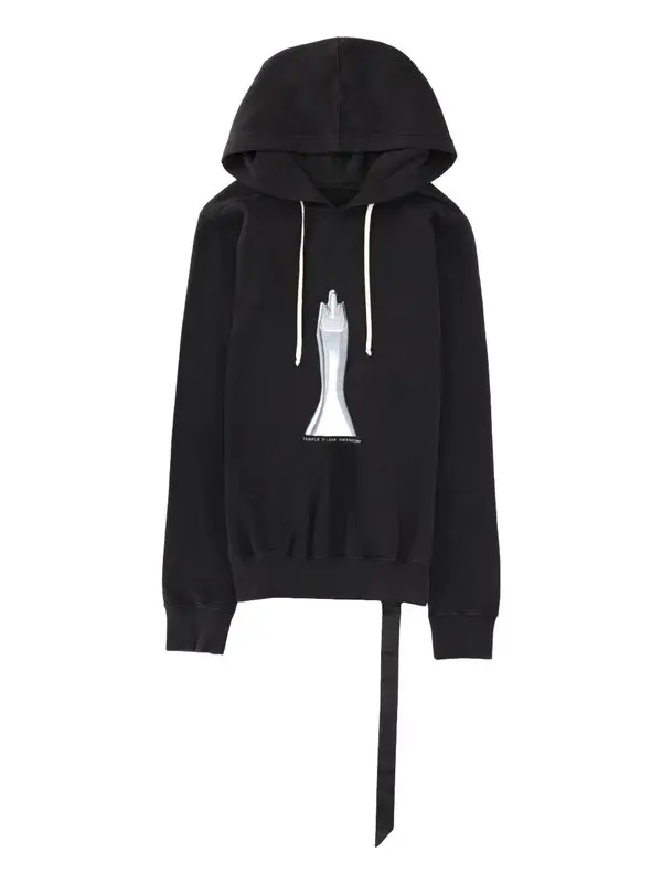 Rick Owens Oversized Hoodie - Black