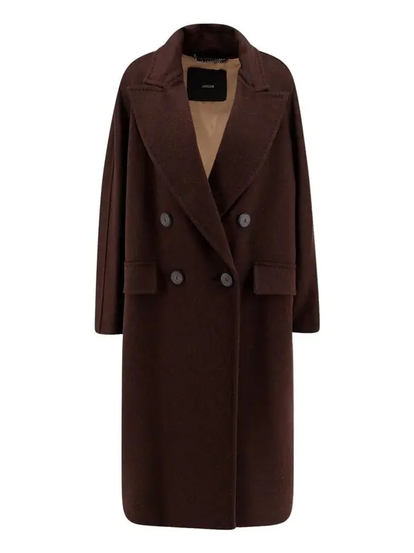 Max Mara Angus Cashmere And Alpaca Coat - Multicolor