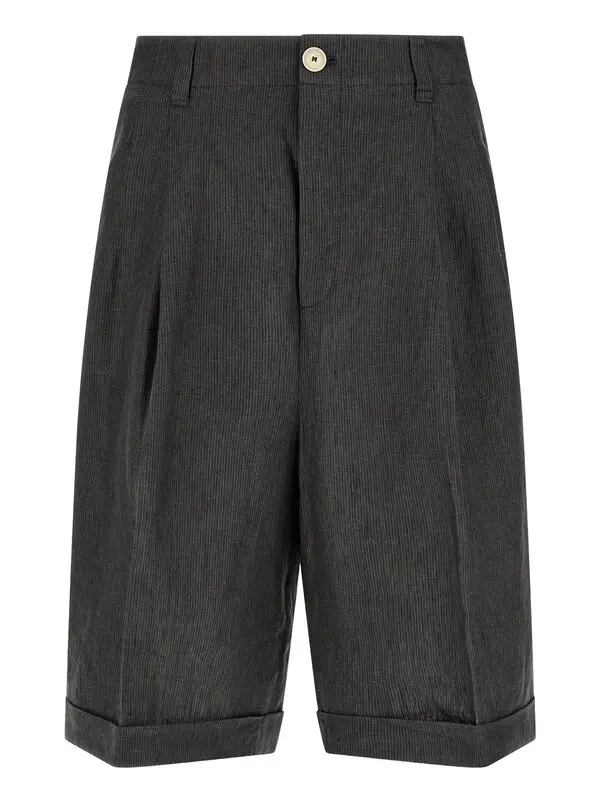 Jacquemus Le Short Pastro Bermuda Shorts - Gray