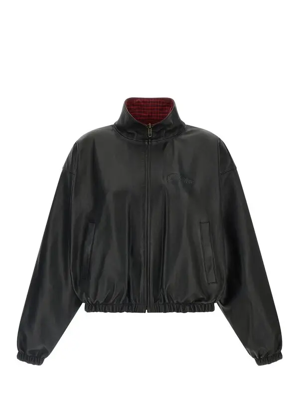 Balenciaga Reversible Leather Jacket - Black