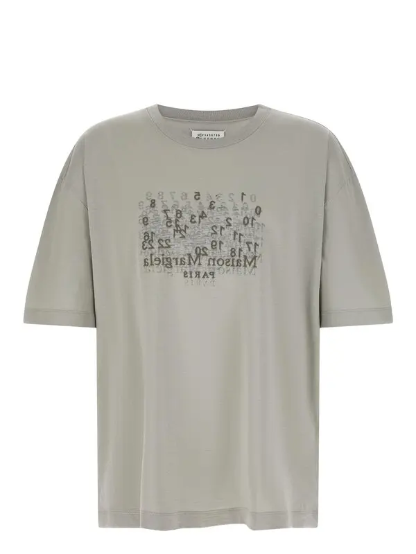 MAISON MARGIELA Numerical' T-shirt - Gray