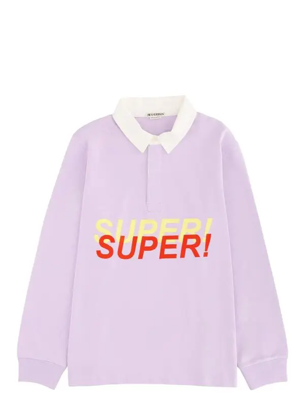 JW Anderson Super Super Polo Shirt - Purple