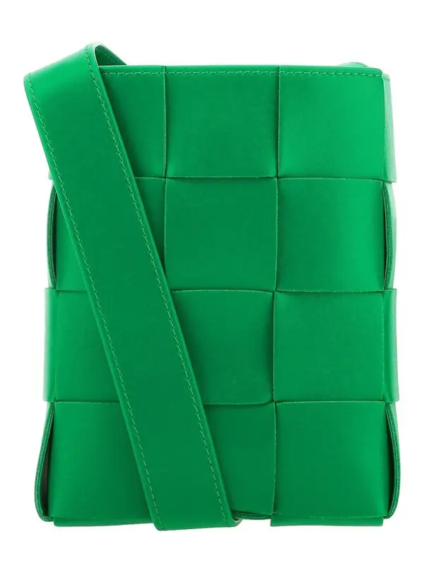 Bottega Veneta Woven Leather Crossbody Bag - Multicolor