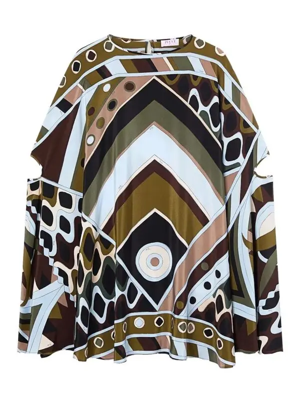 Emilio Pucci Printed Silk Dress - Multicolor