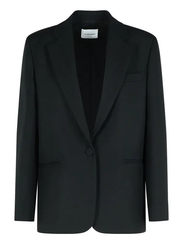 Andamane Guia Technical Crepe Blazer - Black