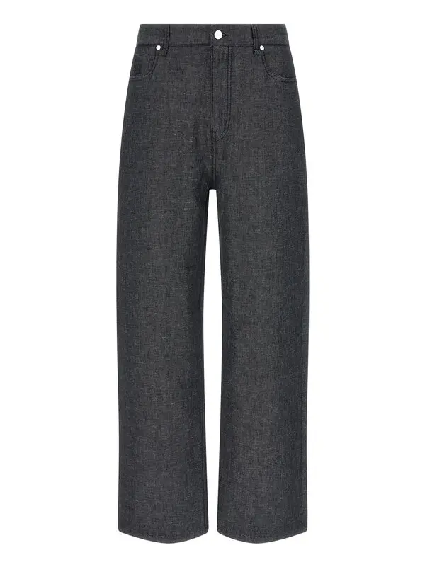Fendi Ff Selleria Jeans - Gray