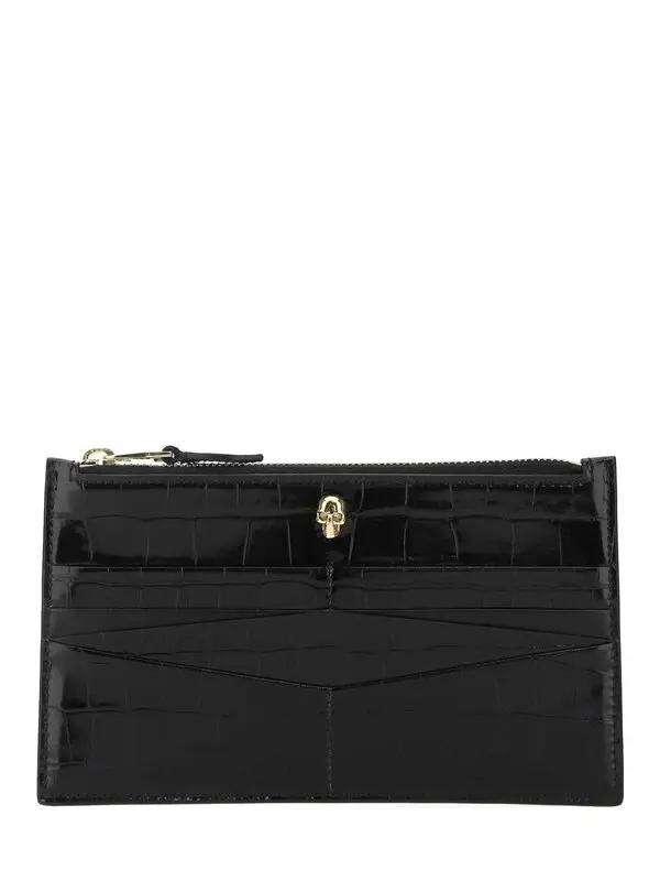 Alexander McQueen Black Leather Pouch - Multicolor