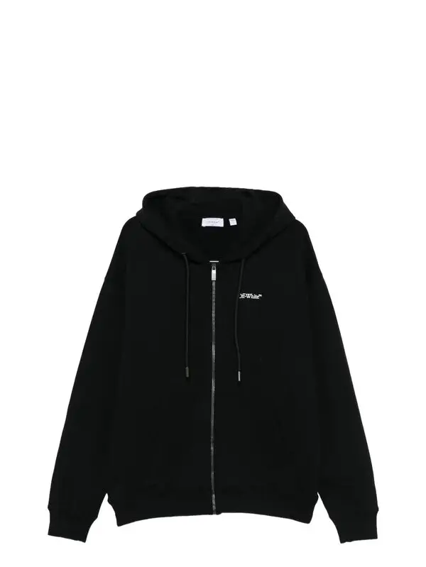 Off-White Half Arrow Zip Hoodie - Multicolor