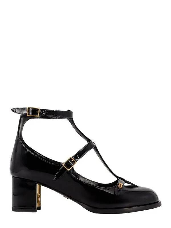 Dior Patent Leather Mary Jane Pumps - Multicolor