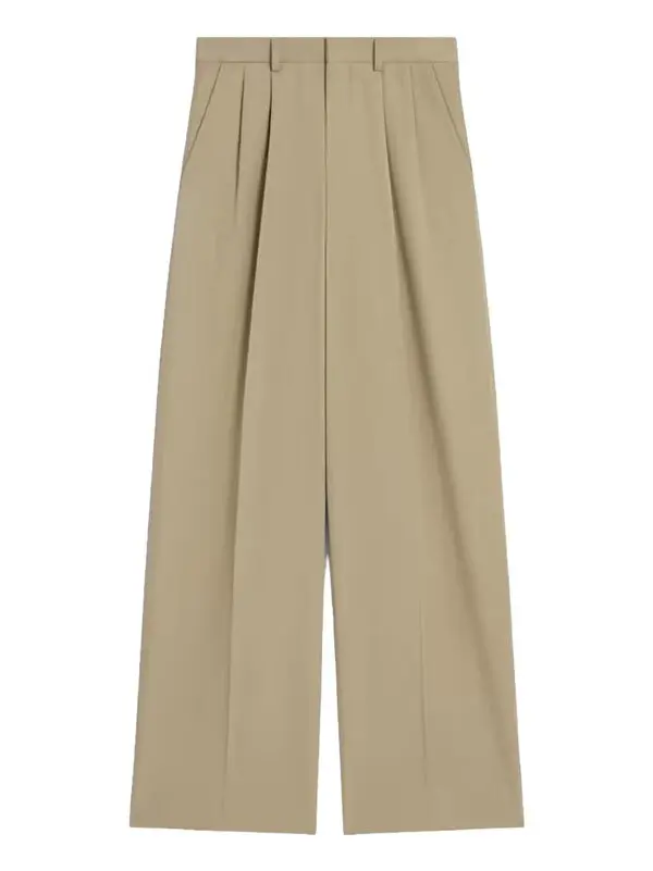 Celine Straight Leg Trousers - Cream